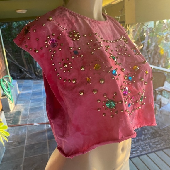 Vintage | Tops | Vintage Hand Bleached Distressed Cut Off Tank ...